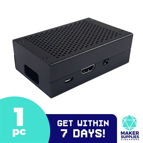 aluminium alloy raspberry pi 2b 3b 3b metal casing black silver shell case cover rpi model 2