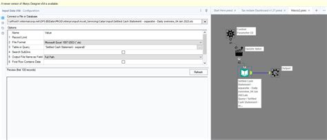 solved output on server differs from output when run loca alteryx
