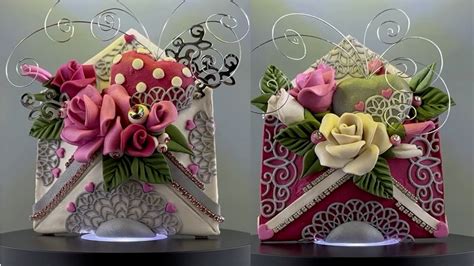 Polymer Clay Valentines Project Tutorial The Lovers Envelopes