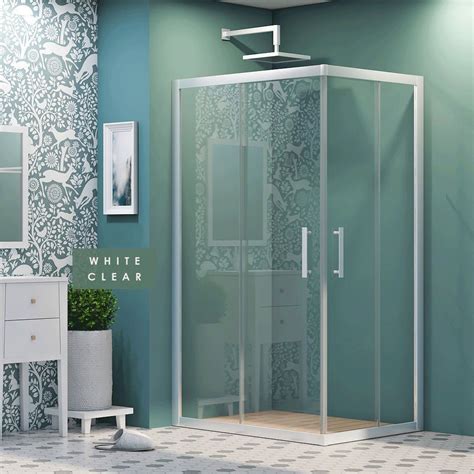 İmaj White Clear Dikdörtgen Duş Kabini İmaj Banyo Sistemleri