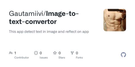 GitHub Gautamiivi Image To Text Convertor This App Detect Text In