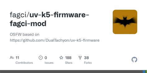 GitHub Fagci Uv K Firmware Fagci Mod OSFW Based On Https Github DualTachyon Uv K Firmware