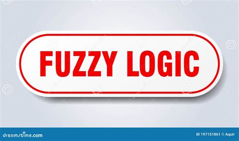 Fuzzy Logic Stamp Cartoon Vector 196576867