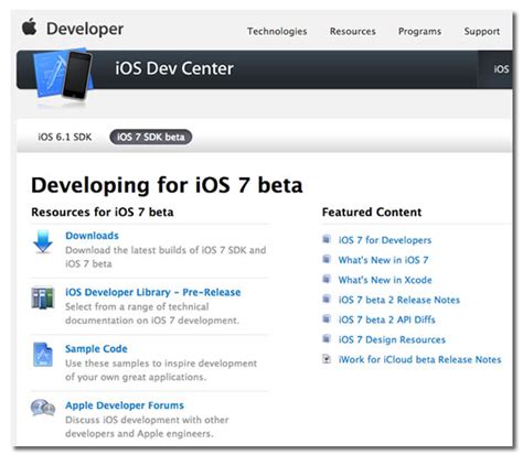 Ios 7 Development Getting Xcode 5 Developer Preview 2 And Ios 7 Beta 2