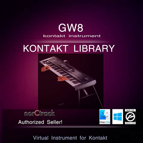 Norctrack Gw8 For Kontakt Instrument Nki Gw 8 Kontakt Library Vst Samples Virtual Instrument Gw