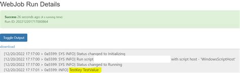 Appsettings Azure Web Job Console Application Config Setting Not
