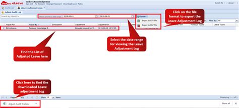Leave Adjustment Log Deskera Help Centre