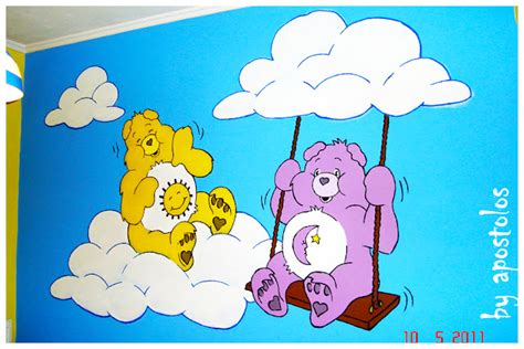 Τοιχογραφίες ΝΤΟΥΒΑΡΟΜΟΥΝΤΖΟΥΡΕΣ Αρκουδάκια της Αγάπης δωμάτιο