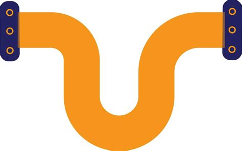 Blue And Yellow Clog In The Pipe 24832526 Vector Art At Vecteezy