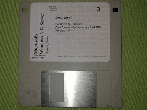 Microsoft Windows Nt Server 3 Diskete