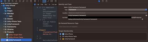 Swiftuiでunity As A Libraryを使う最小実装 Am10ぶろぐ