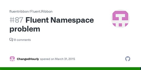 Fluent Namespace Problem · Issue 87 · Fluentribbon Fluent Ribbon · Github
