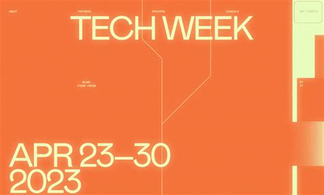 The Tech Week Css Design Awards