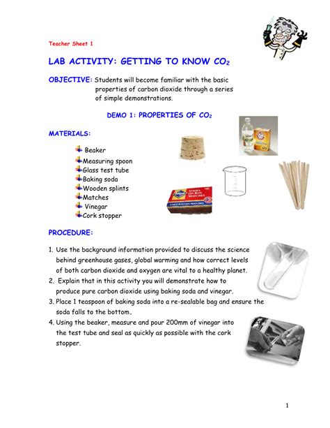 Lab Activity Getting To Know Co2 Docslib