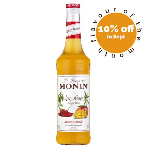 Monin Spicy Mango Syrup Bennett Opie