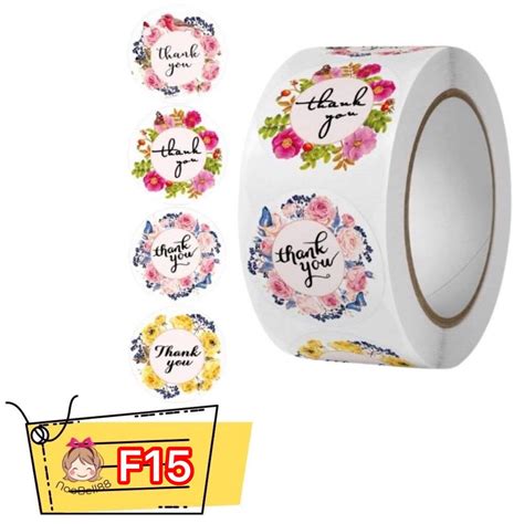 สินค้าพร้อมส่งจ้า สติ๊กเกอร์ขอบคุณ สติ๊กเกอร์ Thank You สติ๊กเกอร์ติด
