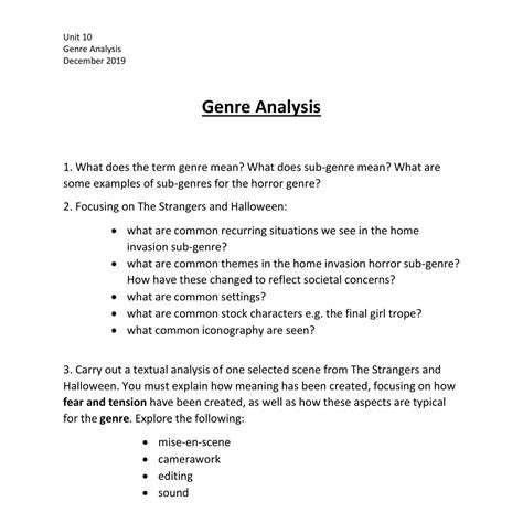 Genre Analysis Guidedocx Docdroid