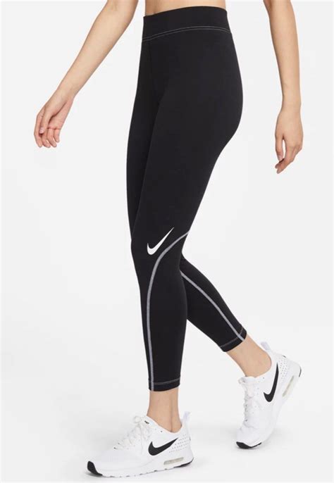 Nike Sportswear Swoosh Leggings Womens Fashion Activewear On Carousell