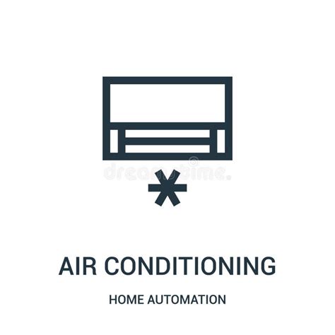 Air Conditioning Icon Vector From Home Automation Collection Thin Line