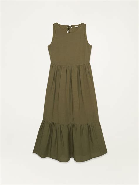Vestito Lungo Misto Lino