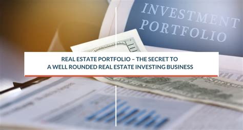 Real Estate Portfolio The Secret To A Well Rounded Real Estate