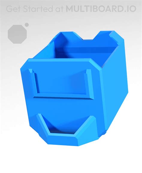 1x1x1 Deep Multibin Simple Drawer 3d Model By Multiboard On Thangs