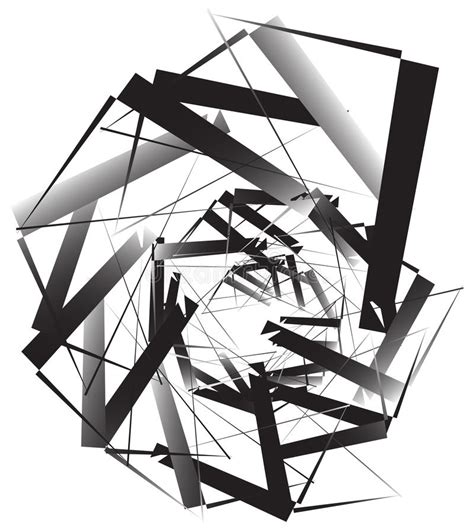 Geometric Abstract Art Edgy Angular Rough Texture Stock Vector Illustration Of Distortion