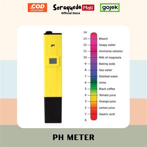 Jual Seraqueda Digital Ph Meter Alat Ukur Keasaman Cairan Air Digital