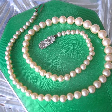 Graduated Pearls Etsy Uk
