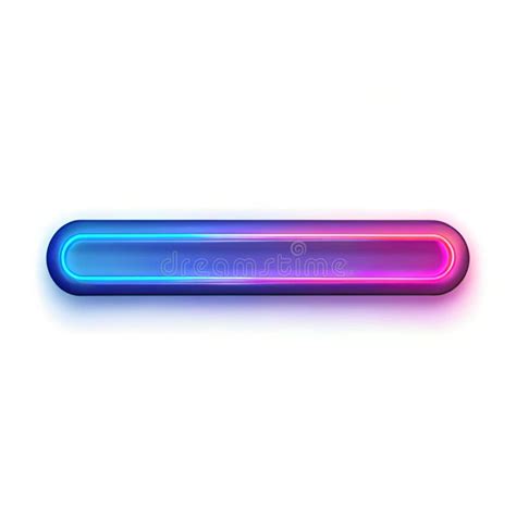 Smooth Animated Loading Bar With Neon Effect Stock Illustration Illustration Of Digital Glow