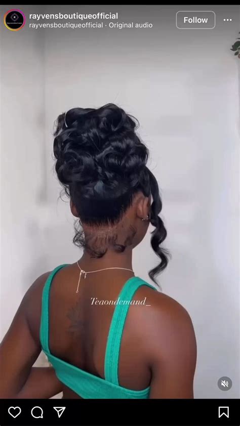 Pin Curl Bun With Bangs Medium Hair Styles Hair Styles Beachy Waves