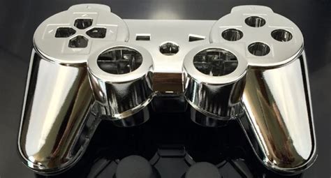 Custom Chrome Silver Color Shell For Ps3 Controller Silver Shell Mod