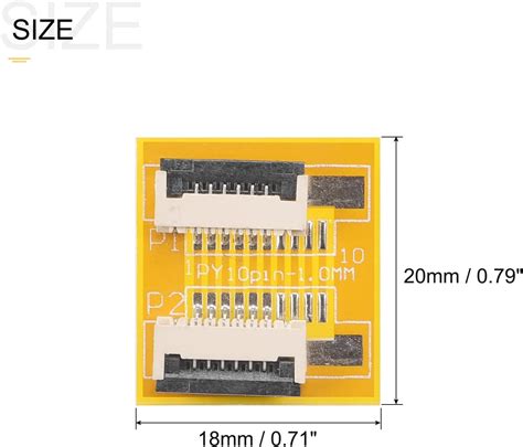 Buy Meccanixity Ffc Fpc Extension Board Pcb Extend Zip Hdd Connector 6 Pin 1 0mm Pitch Single