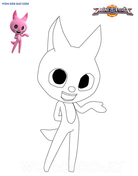 Dibujos De Miniforce Para Colorear Para Colorear Pintar E Imprimir My