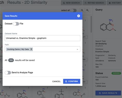 Molecule Search Page Orion Ui Documentation