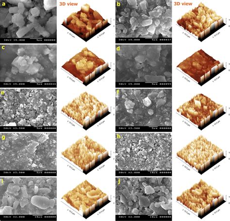 Sem Micrographs Of Hacs Composite Coated Specimens In The Mixture At