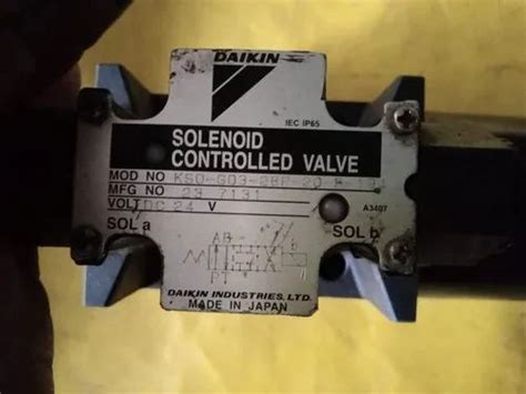 Daikin Solenoid Controlled Valve Kso Go3 2bp 20 R 194 At Best Price In