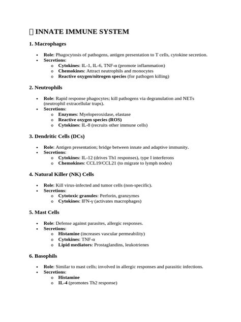 Innate And Adaptive Immune System Pdf Immune System Innate Immune System
