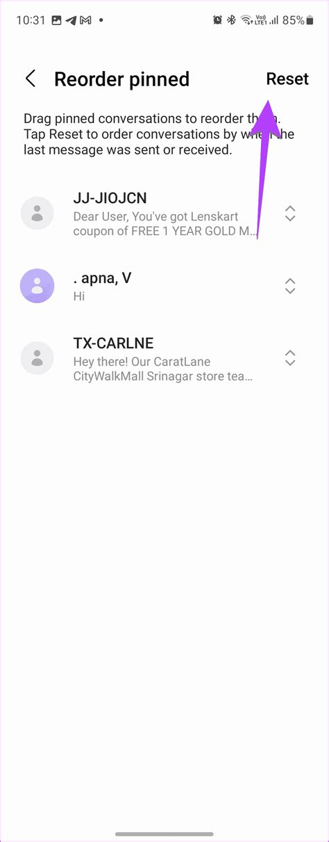 Ways To Reset Message Settings On Samsung Galaxy Phones Guiding Tech