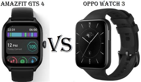 Amazfit Gts Vs Oppo Watch Comparison Chinese Smartwatches