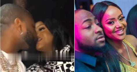 Reactions As Davido And Chioma Publicly Kiss At A Club Video
