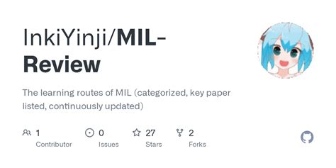 Github Inkiyinjimil Review The Learning Routes Of Mil Categorized