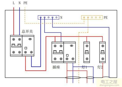 家庭电路零线如何走线 家庭电路走线实际图 农村家庭电路图 第2页 大山谷图库