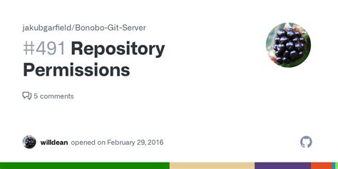 repository permissions · issue 491 · jakubgarfield bonobo git server