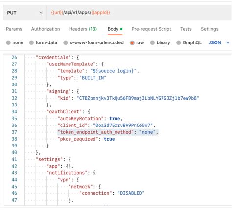 How To Set Client Authentication To None Using Rest Api For Spa And