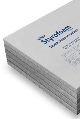 Dupont Grey Styrofoam 1 X 4x8 Foam Insulation Board Square Edge