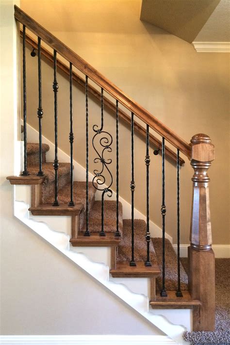 Wood Iron Baluster Combinations Titan Architectural Products Of Utah