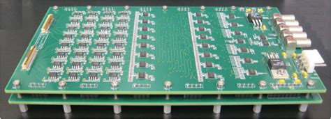 Photograph Of The Signal Multiplexing Boards Two Identical Boards Were