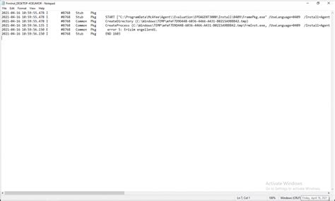 Mcafee Agent Install Update Error And Solution Via Mcafee Epo SYSTEMCONF