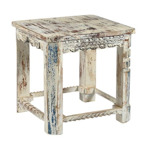 Rustic End Table Etsy
